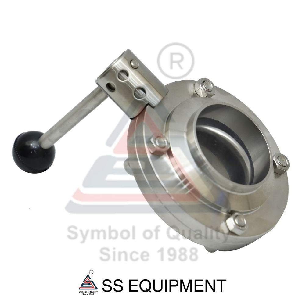 SS BUTTERFLY VALVE WELDED END – SS Equipment